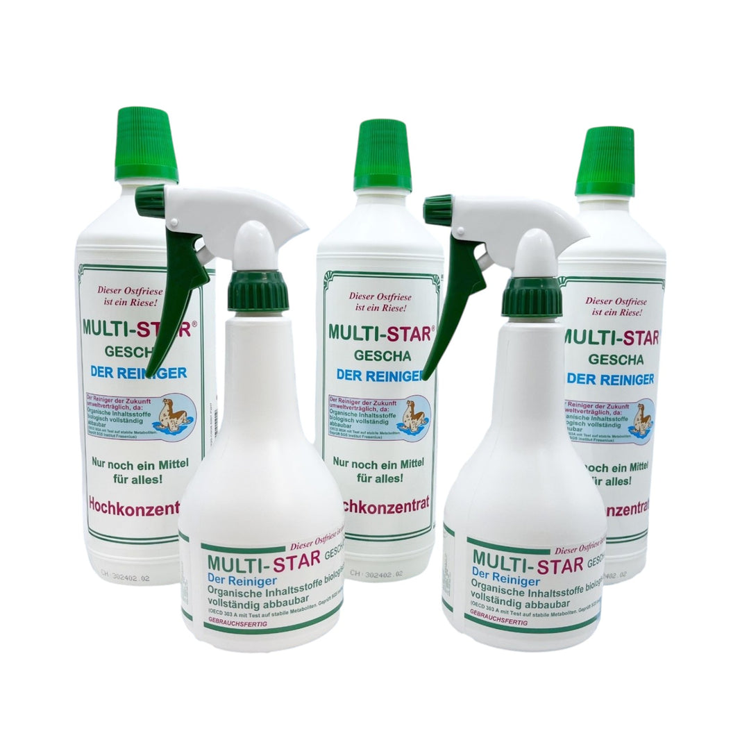 Multi-Star Gescha - Einer für Alles – Multi-Star Reinigungsmittel - Das Original vom Hersteller